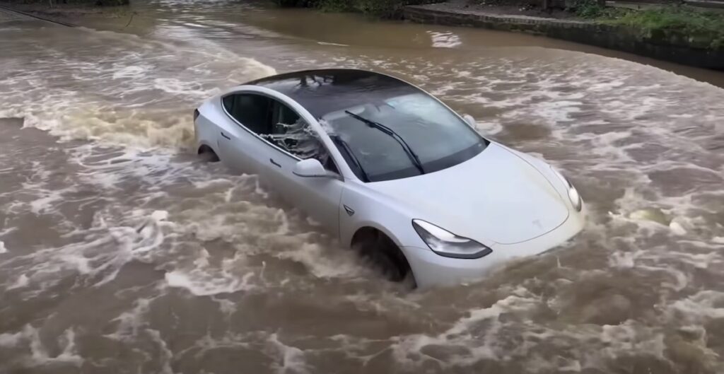 Can a Tesla Drive through Water? (Yes, BUT IT'S RISKY!) - MechanicFreak